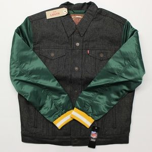 Levi's | Jackets & Coats | Levis Nfl Green Bay Packers Varsity Jacket ...